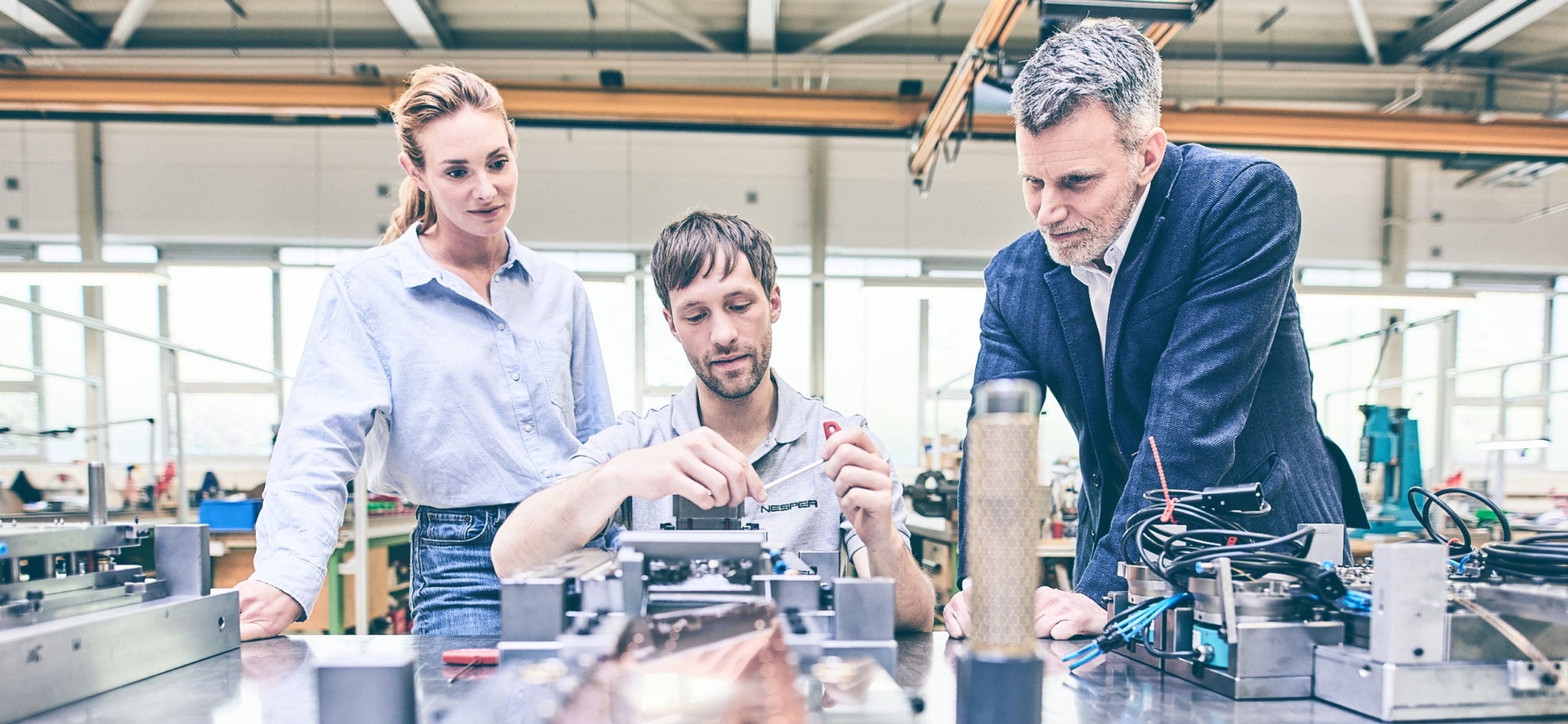 The company - Nesper – Fortschritt formen.